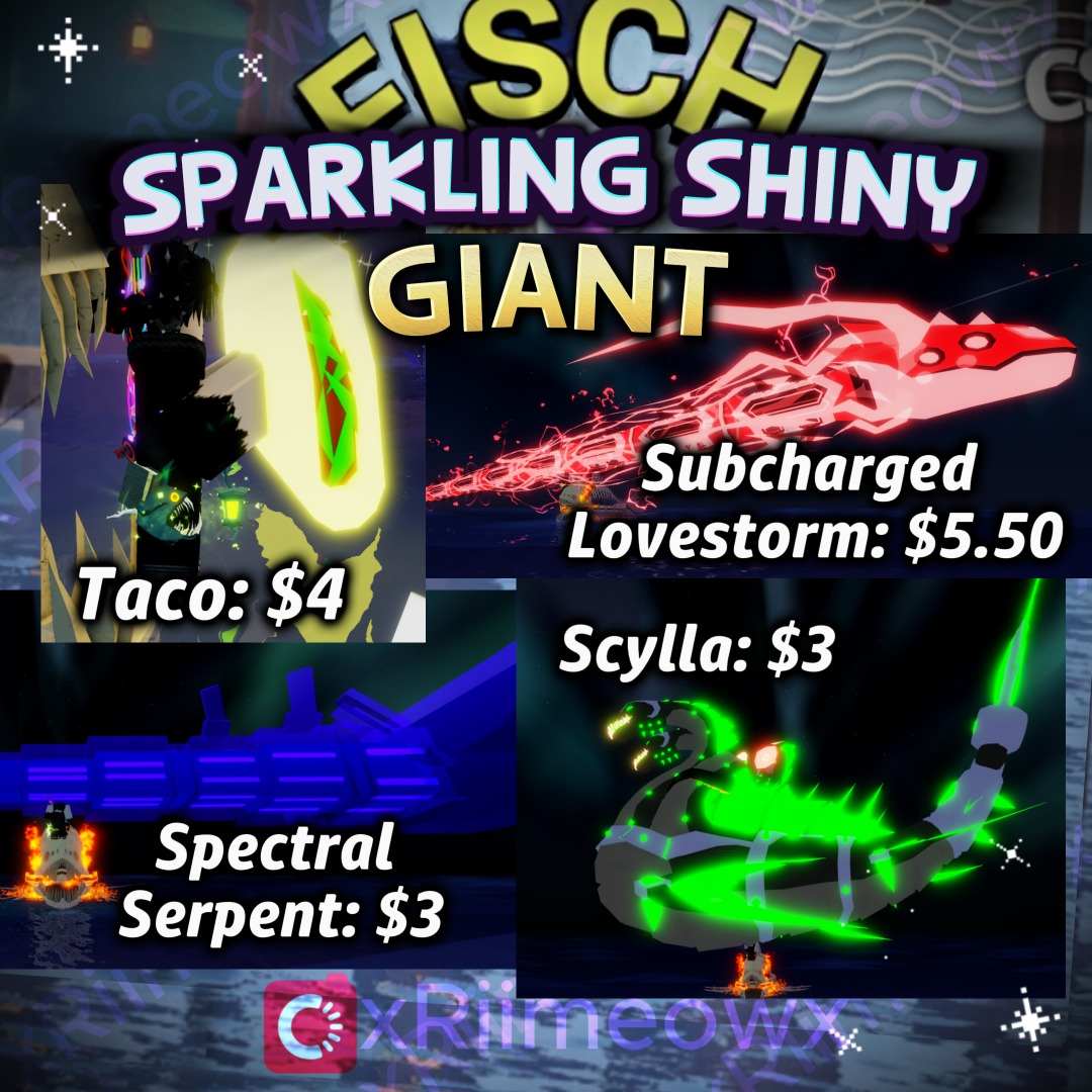 🔥CHEAPEST🔥 [FISCH] Roblox Fisch Giant Mutation on Rare Fishes 🟢IN STOCK ...