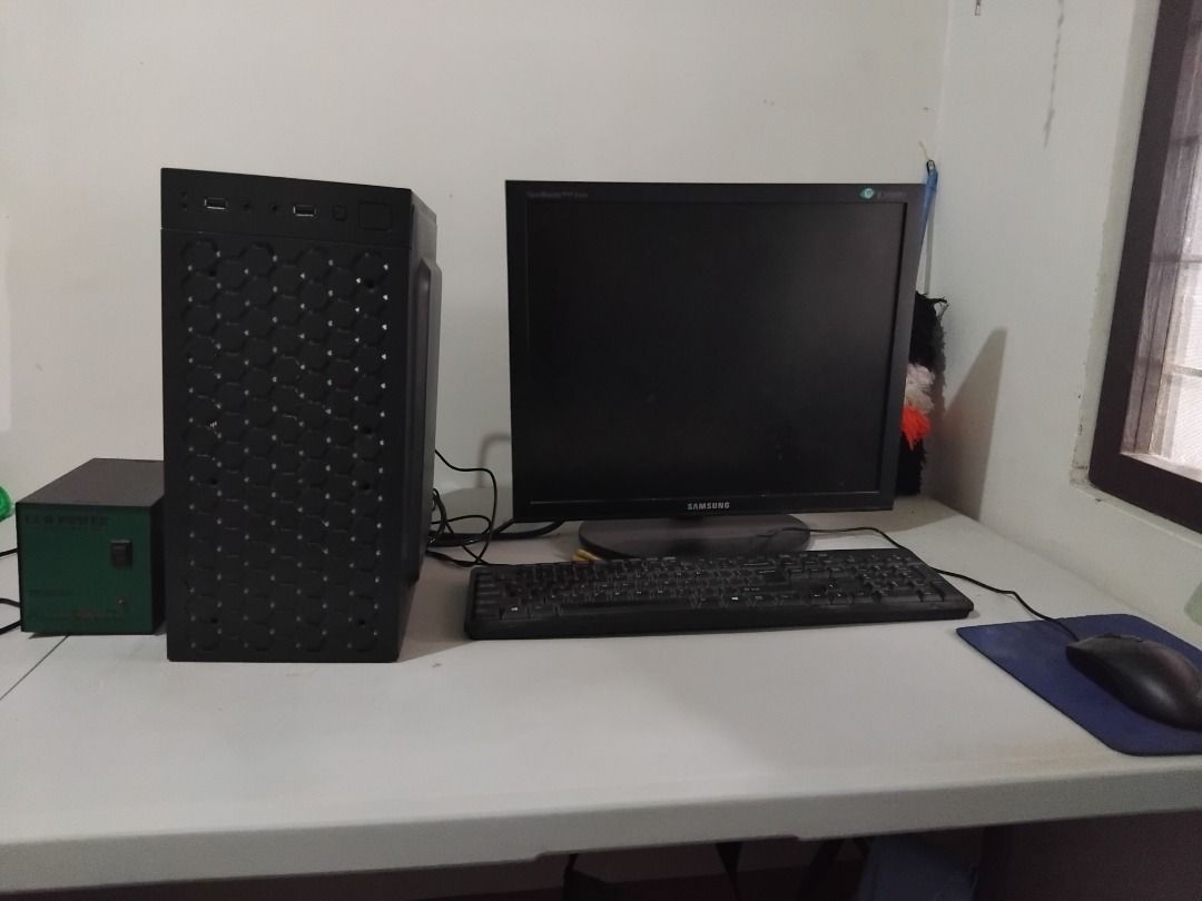 Computer PC set i5 6th Gen CPU with Monitor, Keyboard, Mouse and AVR ...