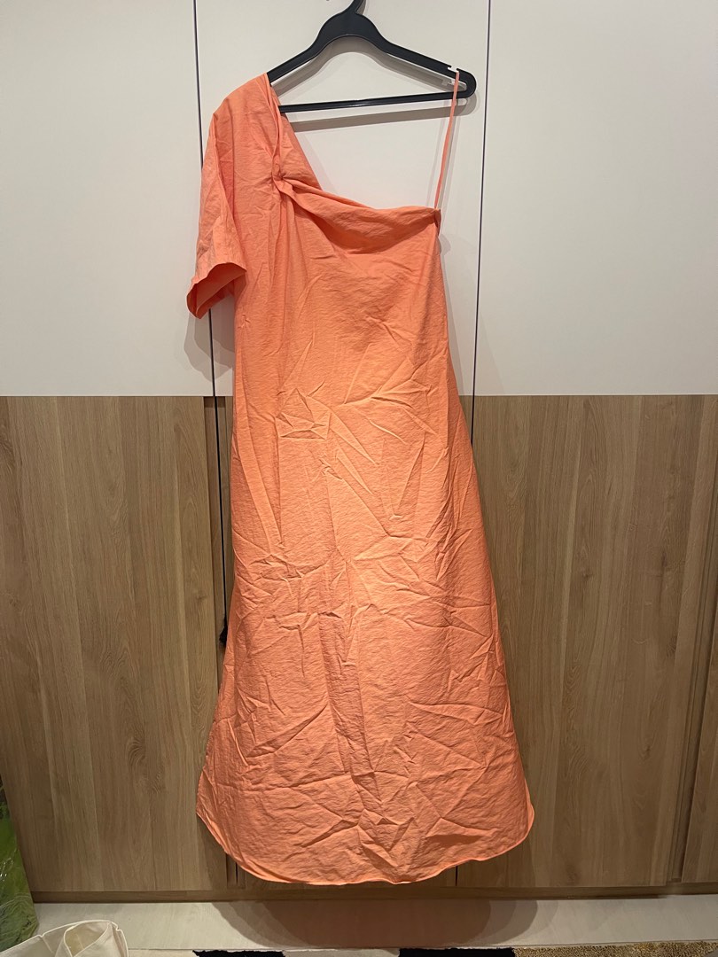 COS orange toga long dress, Women's Fashion, Dresses & Sets, Dresses on ...