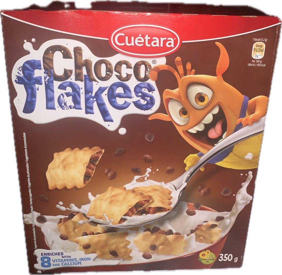 CUETARA CHOCO FLAKES 350G, Food & Drinks, Other Food & Drinks on Carousell