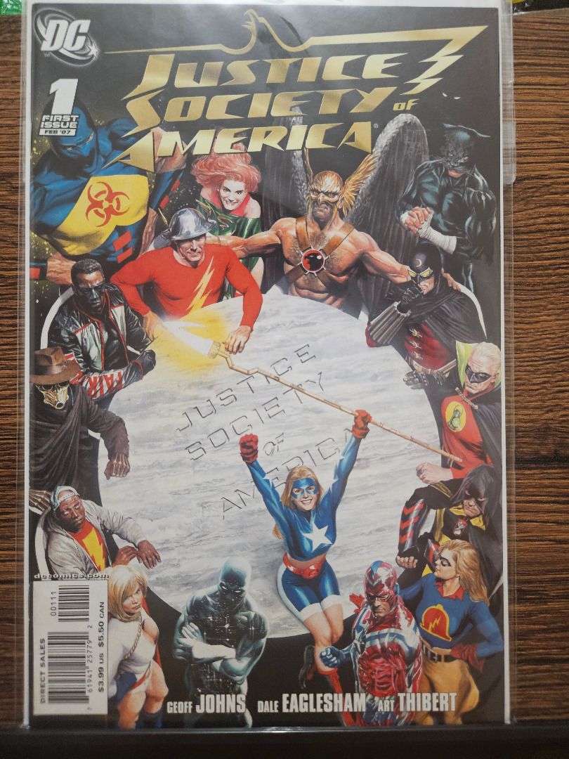 DC Comics Justice Society of America #1 to 9 (Only missing issue 6), Hobbies & Toys, Books ...