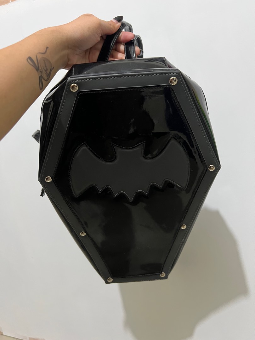 Demonia Coffin Bag Patent Leather, Women's Fashion, Bags & Wallets ...