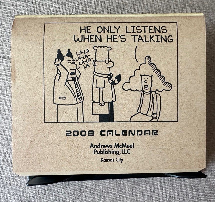 Dilbert Page-A-Day Calendar, Hobbies & Toys, Books & Magazines, Comics ...