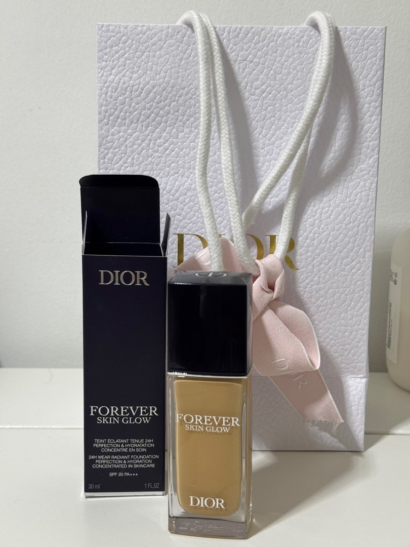 Dior Forever Skin Glow Foundation in 3N, Beauty & Personal Care, Face ...