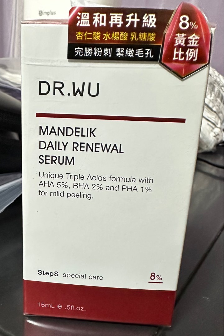 Dr Wu Mandelik Daily Renewal Serum 8%, Beauty & Personal Care, Face ...
