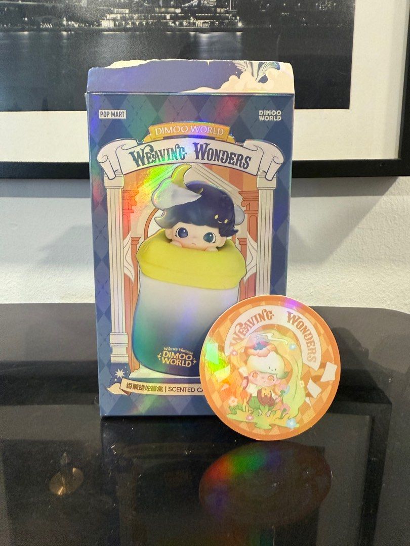 DRAWING SPRING ~ Popmart DIMOO Weaving Wonders Series Scented Candle ...
