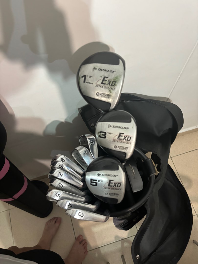 Dunlop Full Set Golf Clubs, Sports Equipment, Sports & Games, Golf on ...