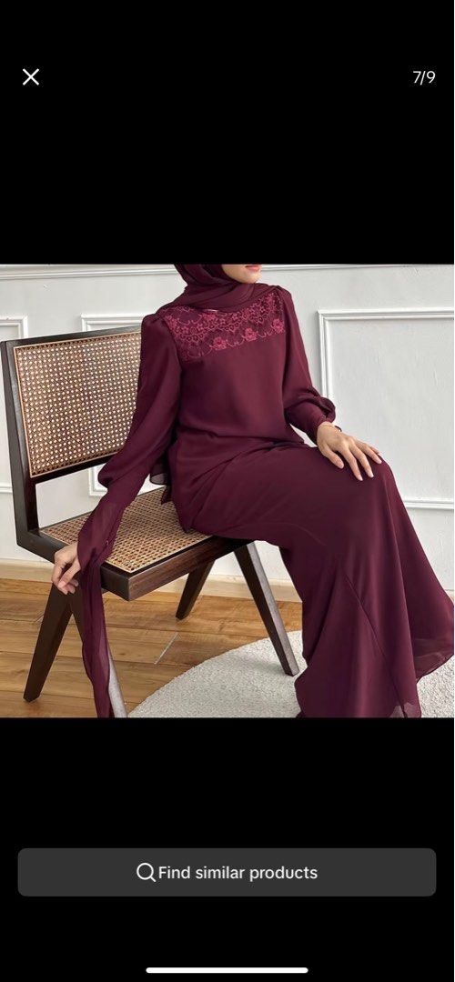 Estella Baju Kurung Chiffon with full lining (new baju raya 2025 ...