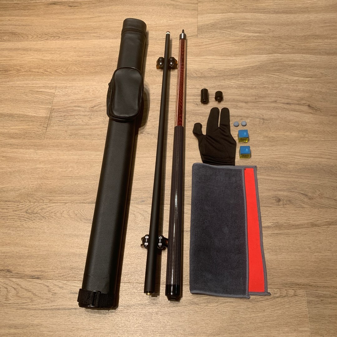 Falcon carbon graphite pool cue set package, Sports Equipment, Sports ...