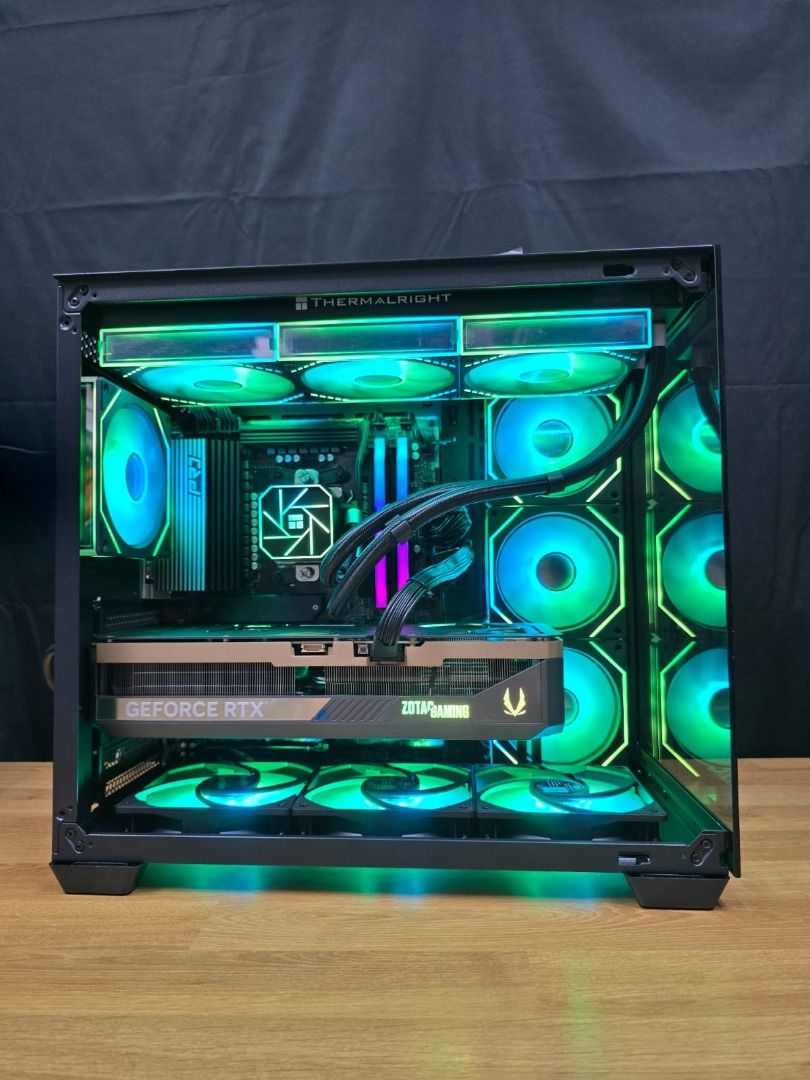 💯[FREE DELIVERY]💯 RTX 5080 ZOTAC SOLID OC 16GB + RYZEN 7 9800X3D + 32GB ...