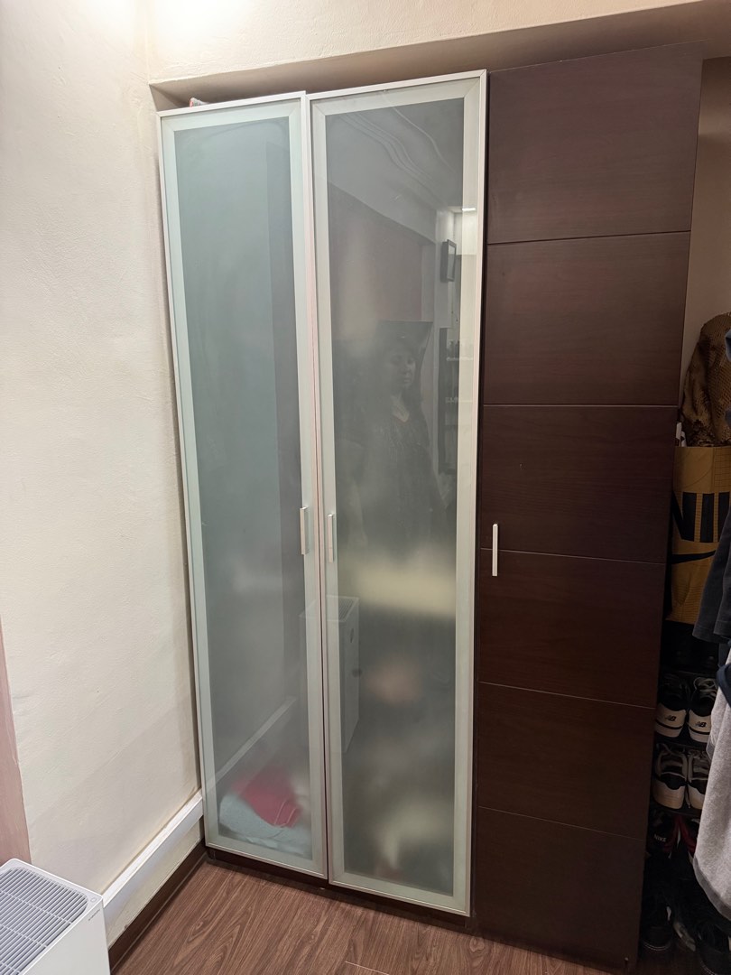 Frosted glass wardrobe from star living, Furniture & Home Living ...