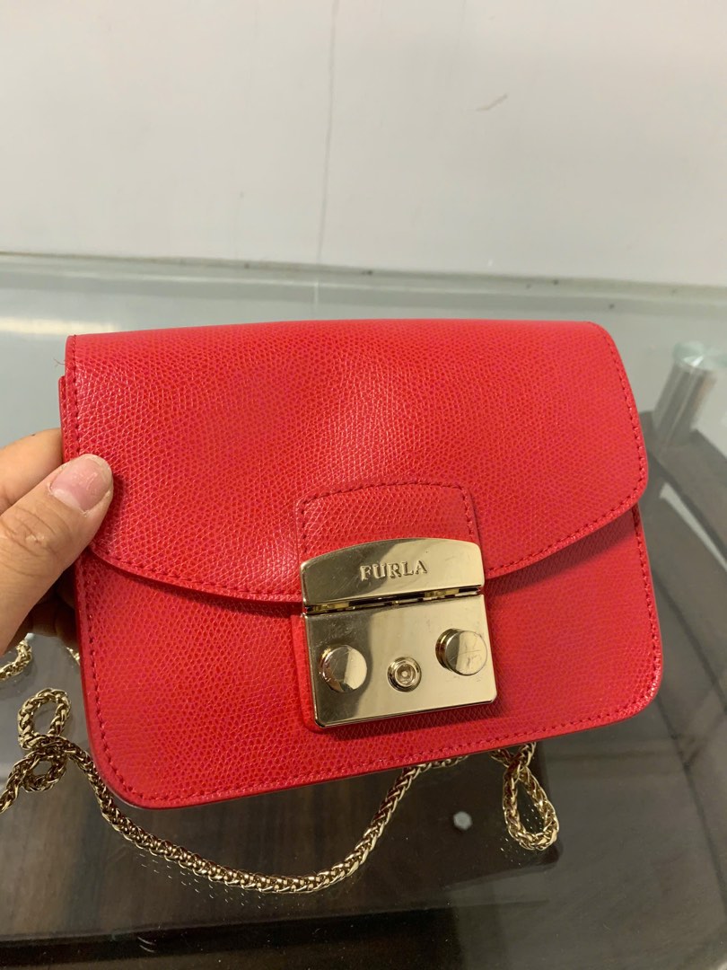 Furla mini ruby, Luxury, Bags & Wallets on Carousell