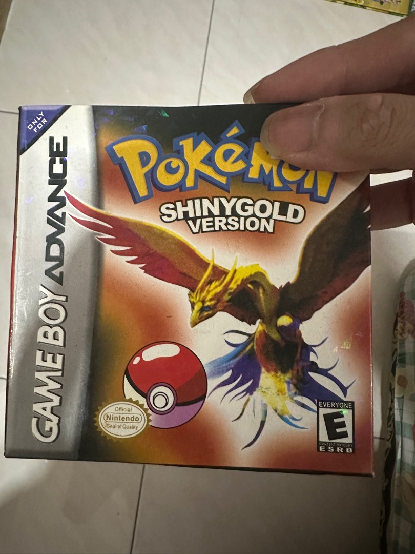 GameBoy Advance Pokémon ShinyGold Version, Video Gaming, Video Games, Nintendo on Carousell