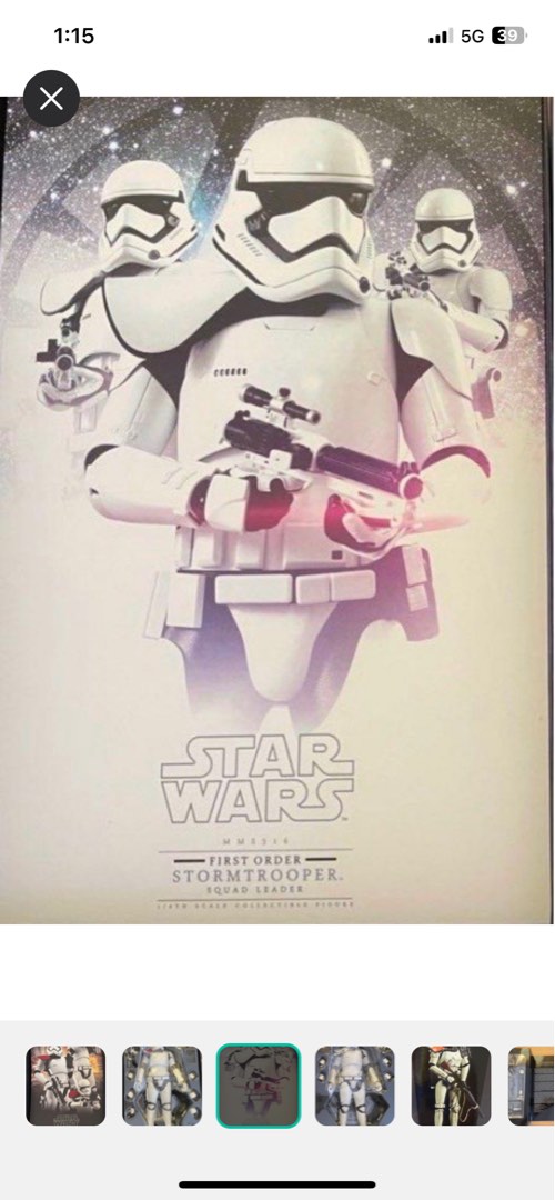 Hottoys first order storm trooper, Hobbies & Toys, Toys & Games on ...