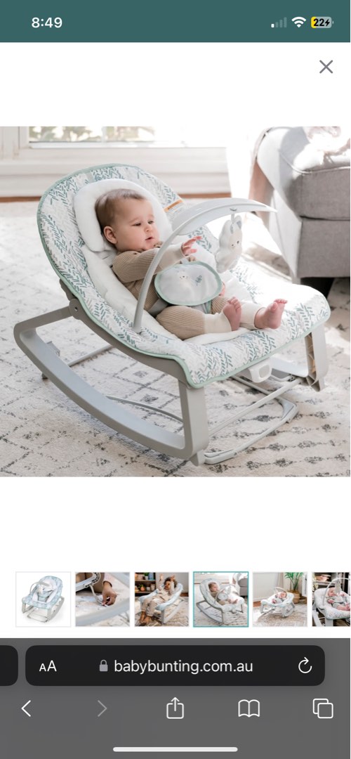 Ingenuity Baby bouncer rocker, Babies & Kids, Baby Nursery & Kids ...