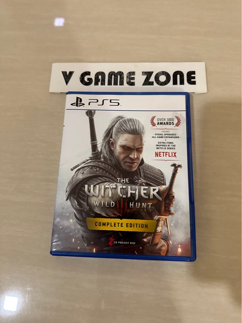 PS5 The Witcher 3 Wild Hunt Complete Edition | Used Games | Original CD ...