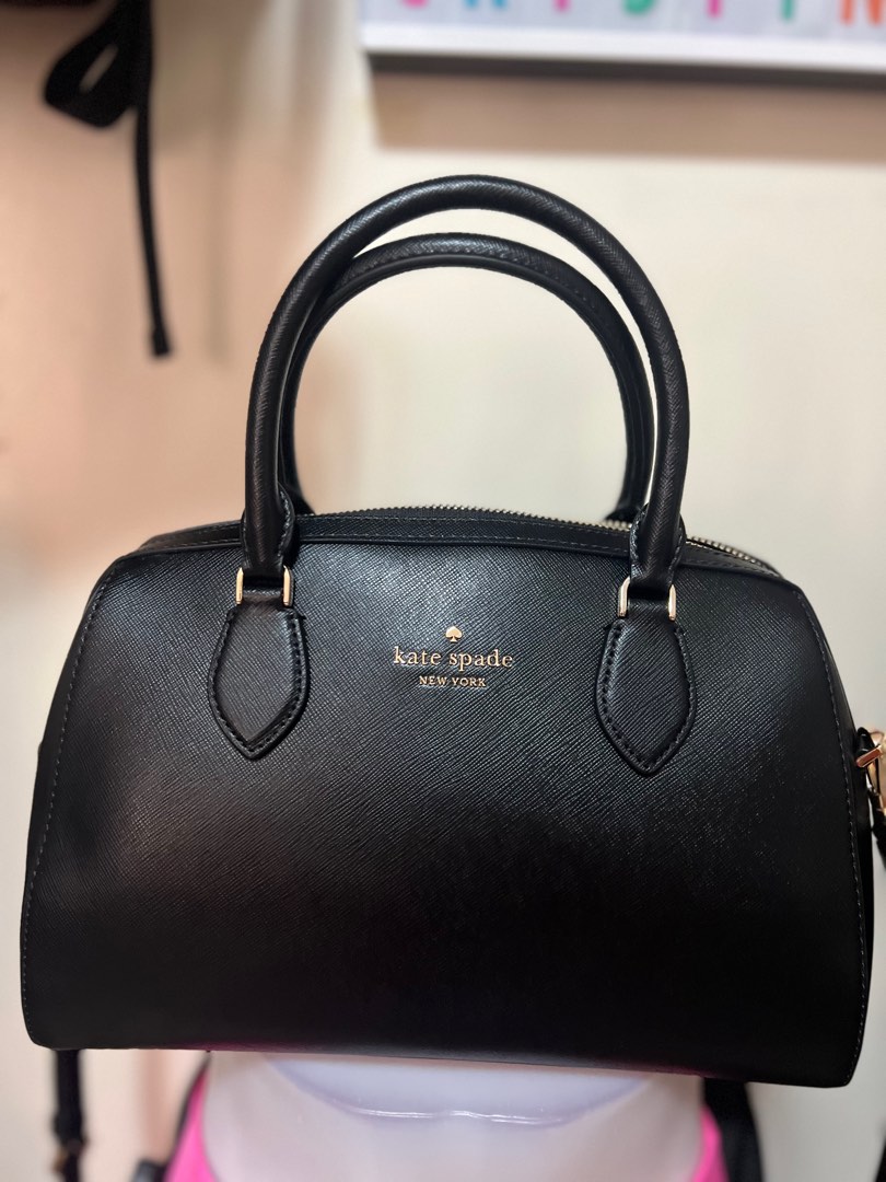 Kate Spade Large Duffle Madison black, Luxury, Bags & Wallets on Carousell