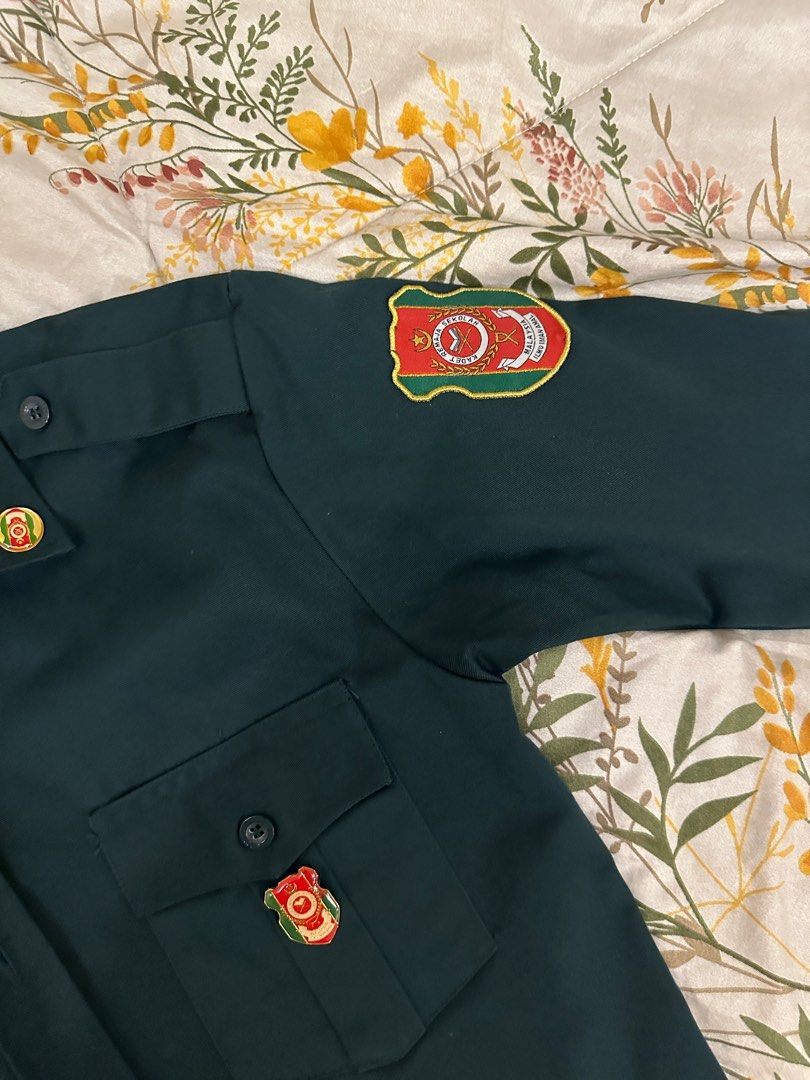kemeja kadet remaja sekolah krs baju koko uniform, Women's Fashion ...