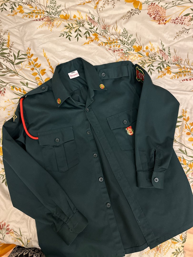 kemeja kadet remaja sekolah krs baju koko uniform, Women's Fashion ...