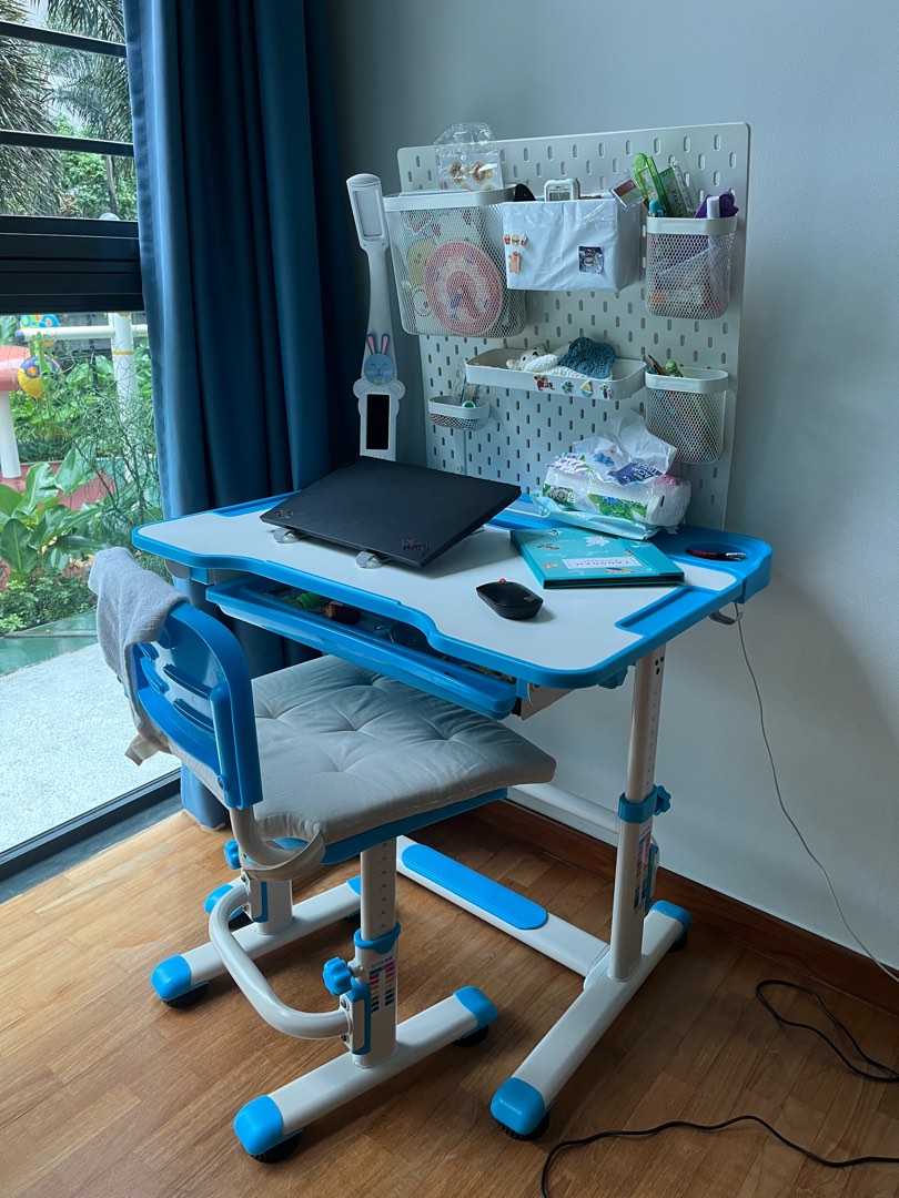 Kid study table x2, Furniture & Home Living, Furniture, Tables & Sets ...