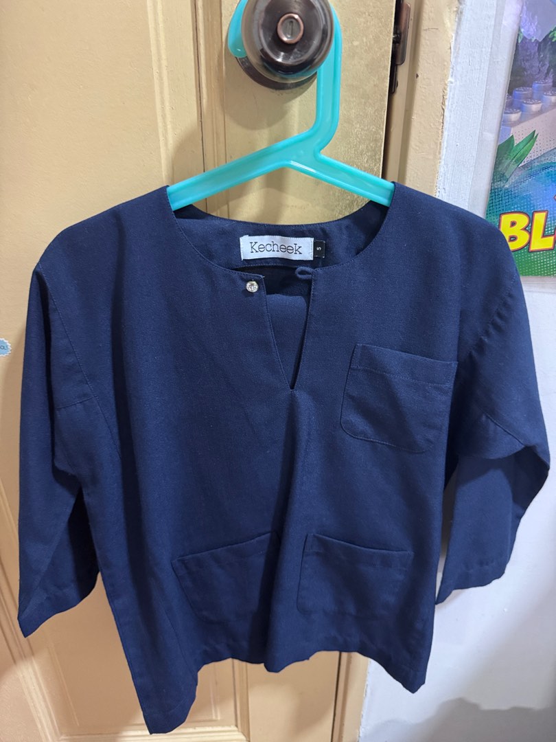 KeCheek Blue Kids Baju Melayu 5 to 7 years, Babies & Kids, Babies ...