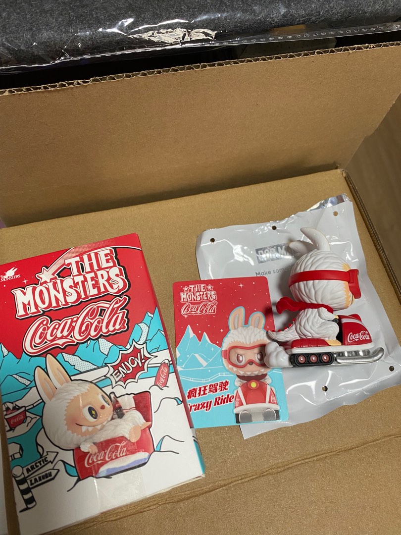 Labubu - Coca Cola (Crazy Ride), Hobbies & Toys, Toys & Games on Carousell