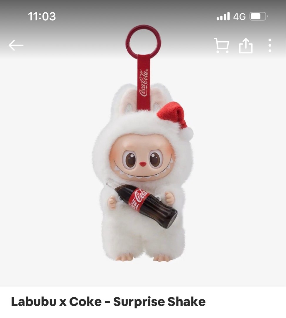 Labubu Coca Cola surprise shake, Hobbies & Toys, Toys & Games on Carousell