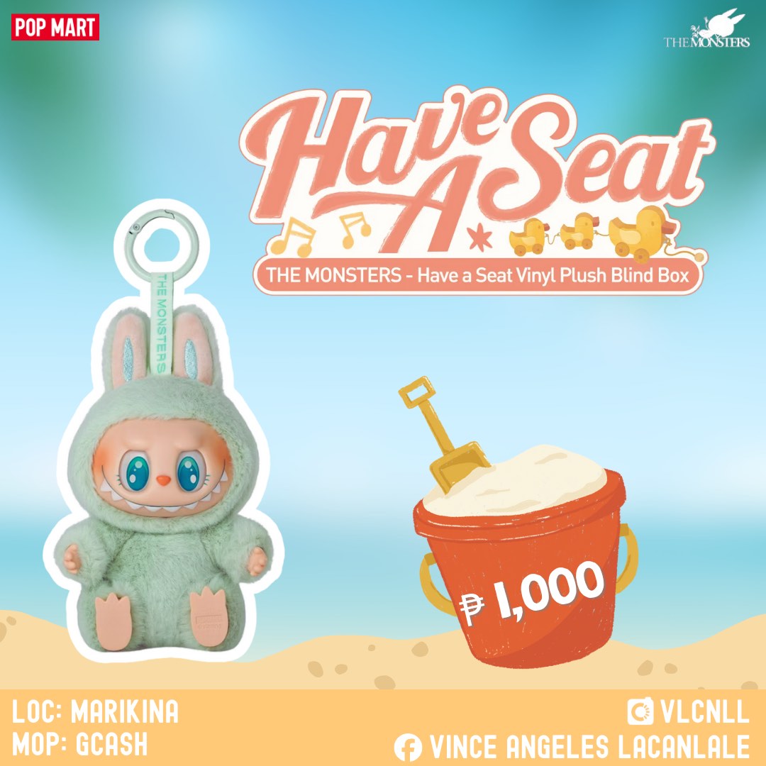 Labubu Have A Seat: Ququ, Hobbies & Toys, Toys & Games on Carousell