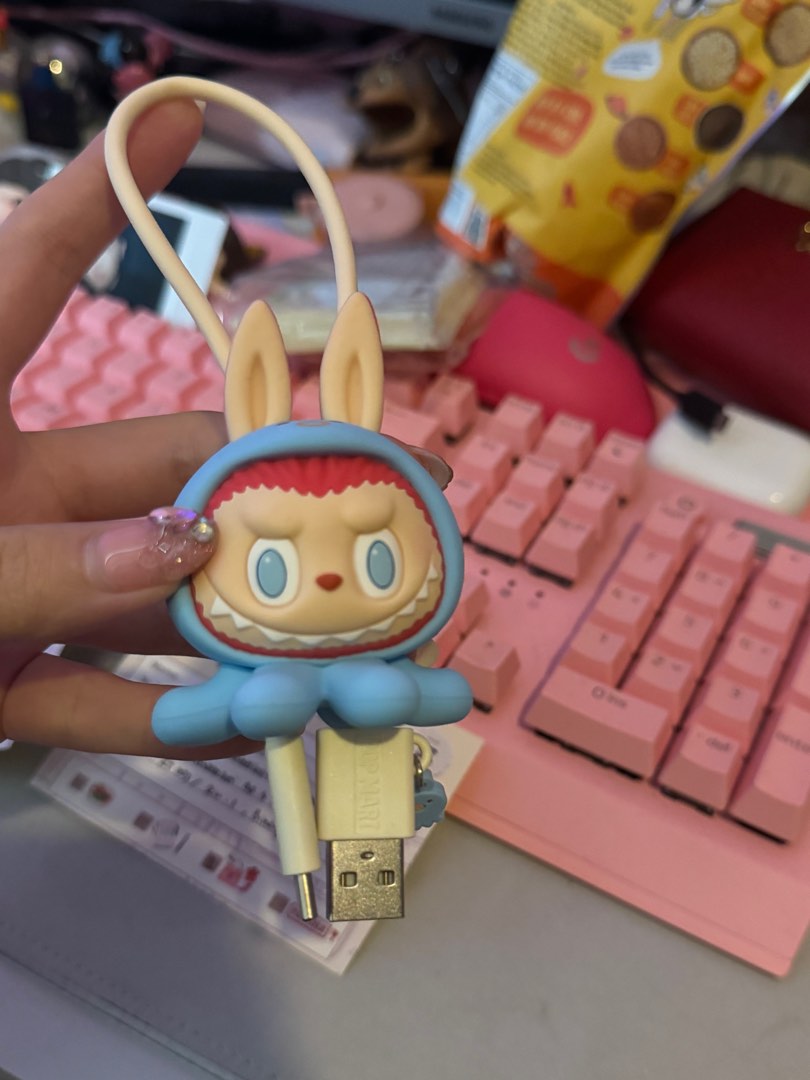 LABUBU USB C IPHONE KABEL CHARGER CASAN SELECTED POPMART ORIGINAL, Jasa ...