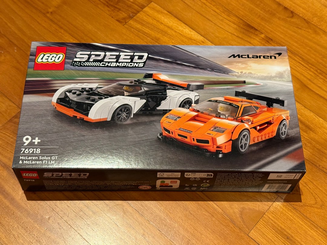 LEGO Speed Champions 76918 McLaren Solus GT & McLaren F1 LM, Hobbies ...
