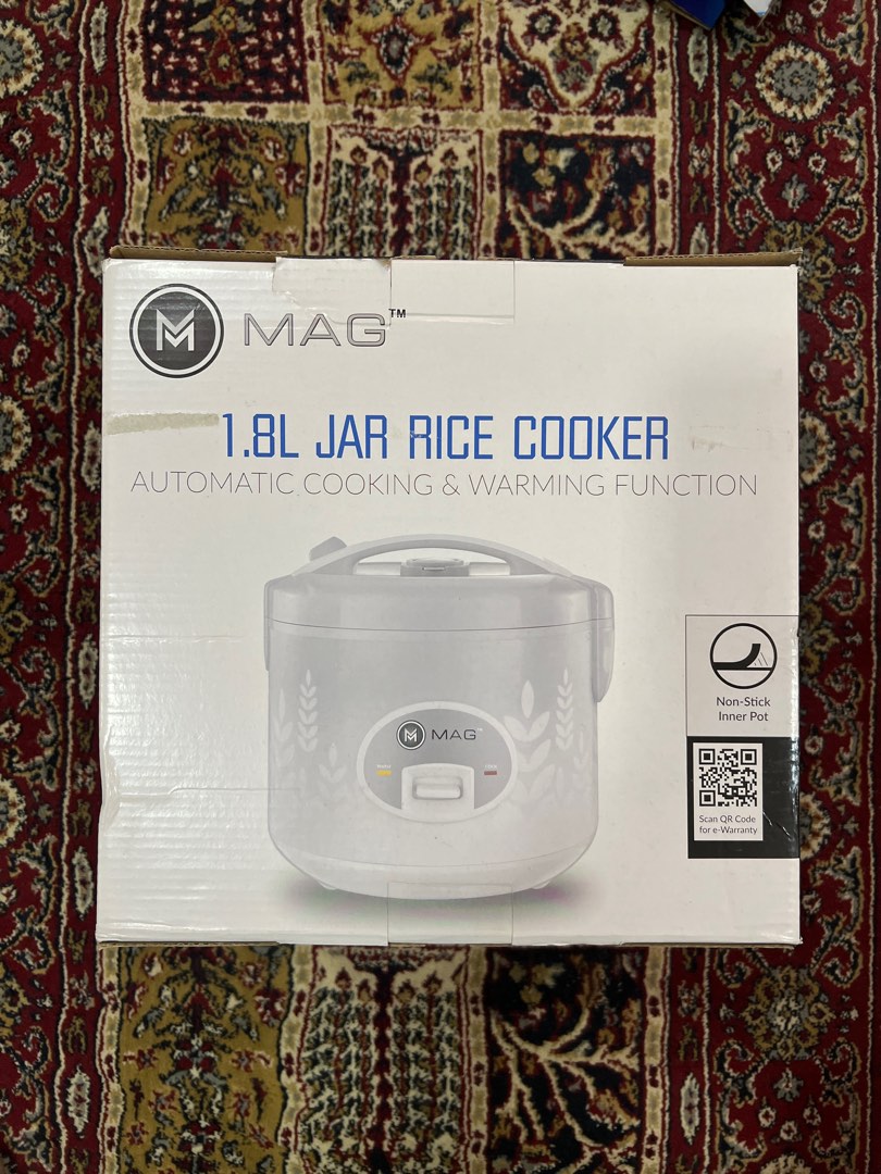 MAG RICE COOKER 1.8L, TV & Home Appliances, Kitchen Appliances, Cookers ...