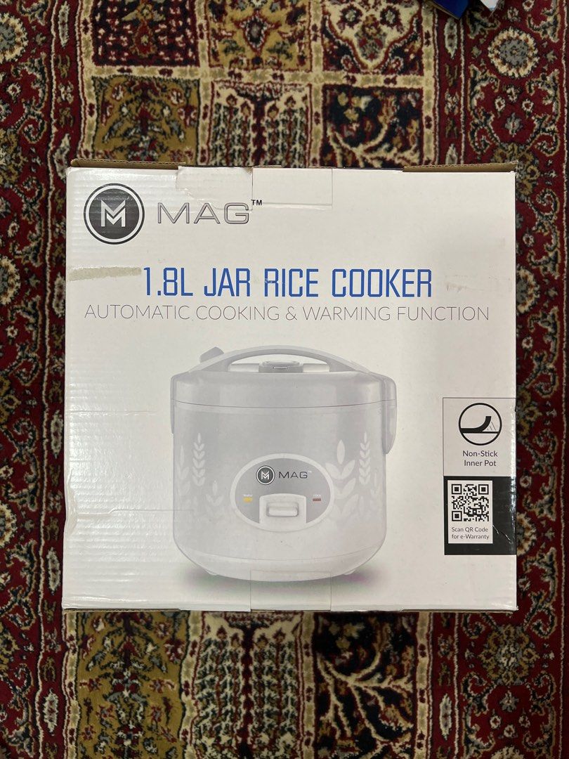 MAG RICE COOKER 1.8L, TV & Home Appliances, Kitchen Appliances, Cookers ...