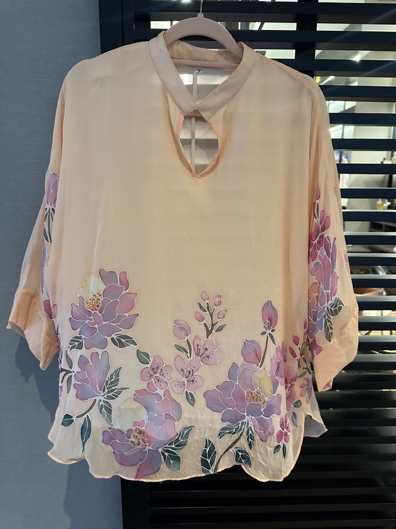 Matase Sutera Batik Top, Women's Fashion, Tops, Blouses on Carousell