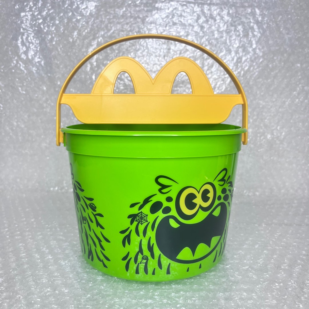 McDonald's Halloween Boo Bucket Green Kids Happy Meal Toy, Hobbies ...