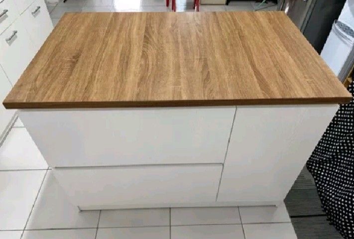 Meja Kabinet Island Minimalis Free Ongkir dan Rakit Jabodetabek ...
