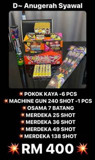 Mercun Raya B, Hobbies & Toys, Toys & Games on Carousell