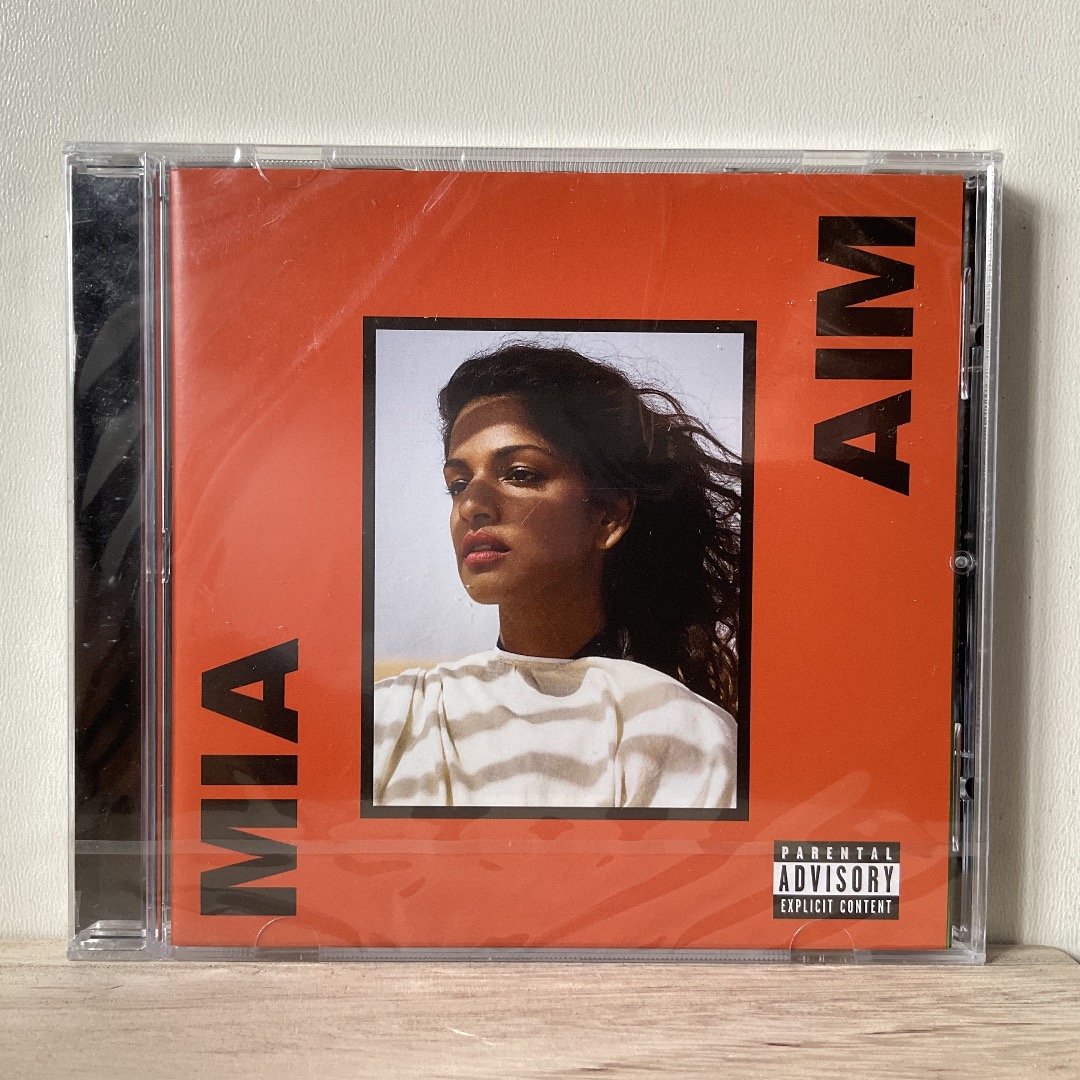 M.I.A. "AIM" CD Album Interscope Records Industrial Hip Hop Electropop ...