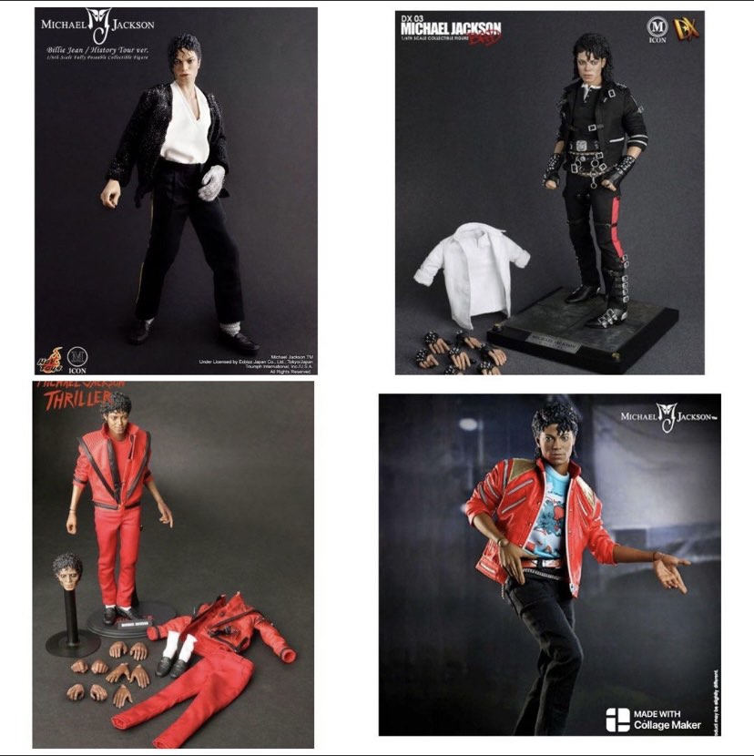 Michael Jackson hot toy full set rare (jackpot price), Hobbies & Toys ...