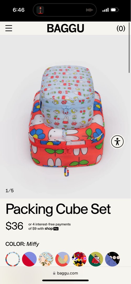 MIFFY BAGGU Packing Cube Set, Women's Fashion, Bags & Wallets, Tote ...