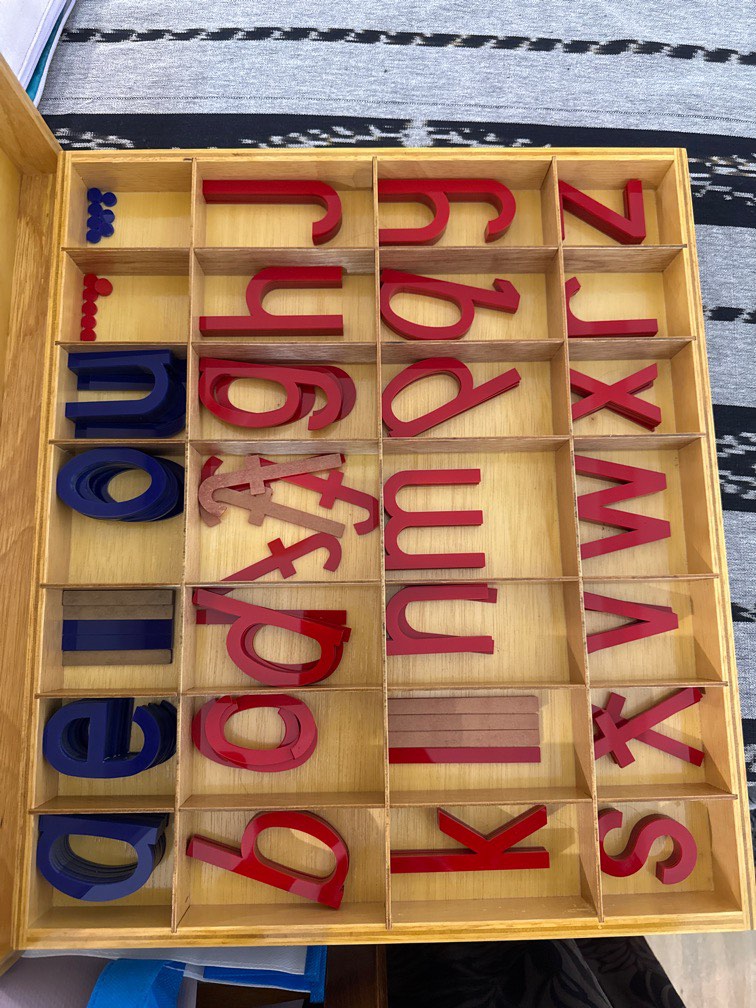 Montessori Large Movable Alphabet (LMA), Everything Else on Carousell