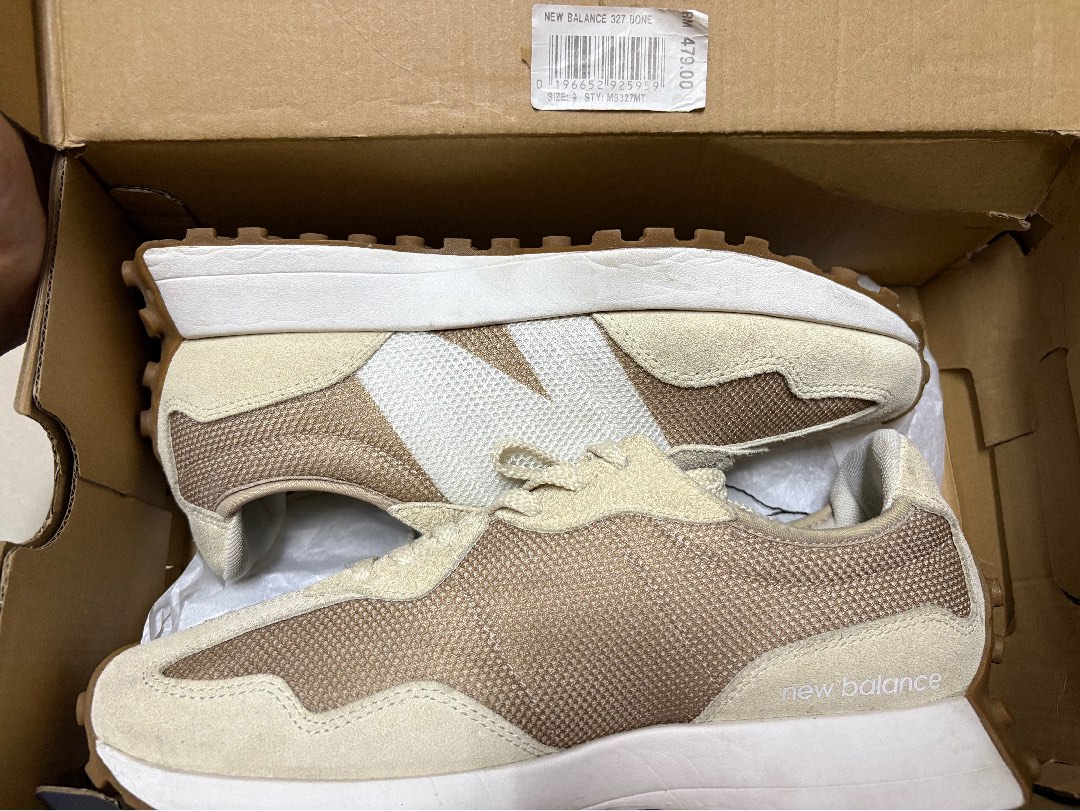 NB 327 Bone, Men's Fashion, Footwear, Sneakers on Carousell
