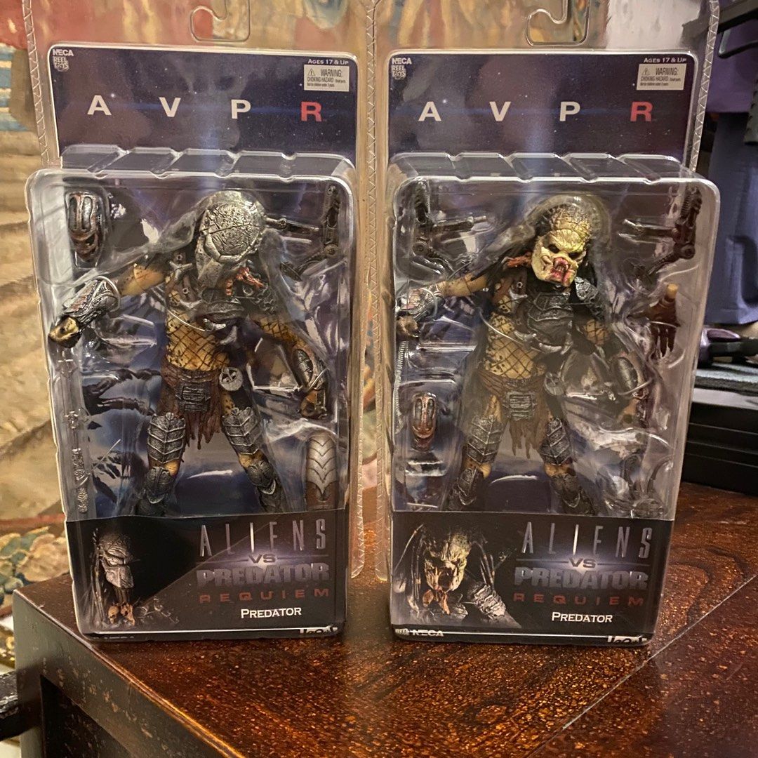 NECA rare AVP R wolf predator set of 2, Hobbies & Toys, Toys & Games on ...