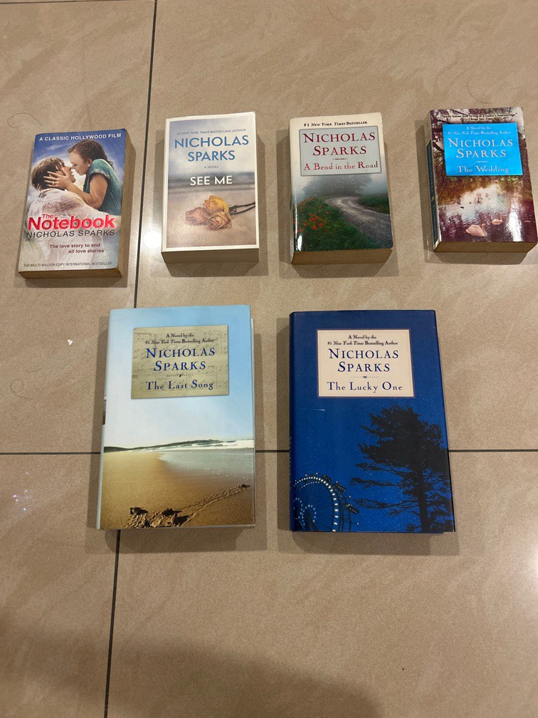 Nicholas Sparks Book (Set), Hobbies & Toys, Books & Magazines ...