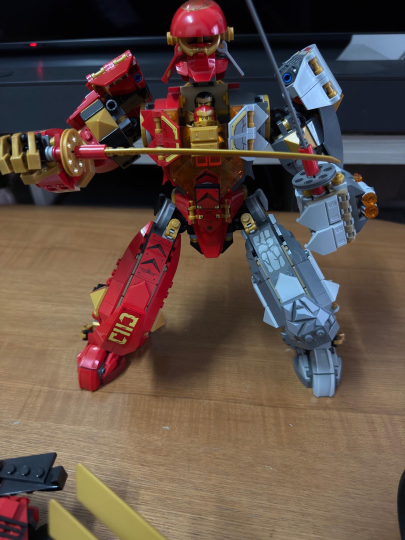 [LEGO] Ninjago Fire Stone Mech, Hobbies & Toys, Toys & Games on Carousell