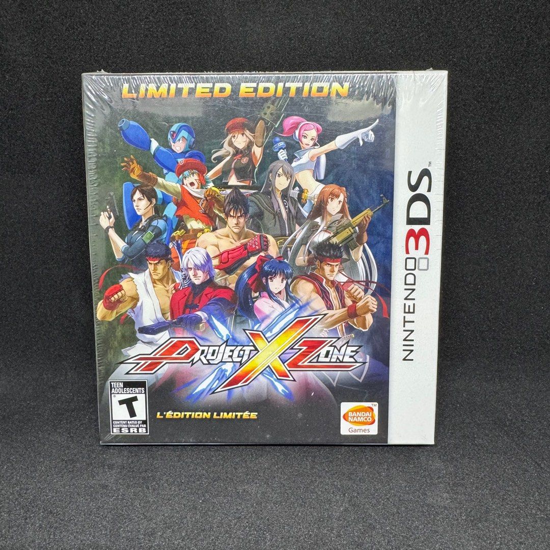 Nintendo 3DS Limited Edition Project X Zone Sealed Collectible, Video ...