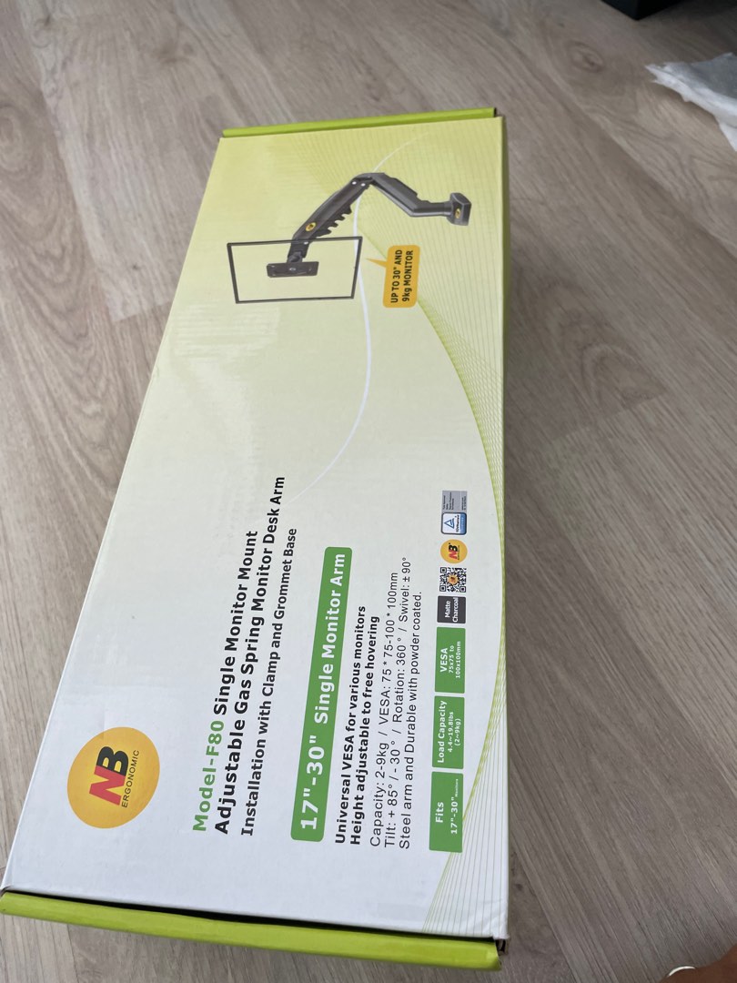 North Bayou Model F-80 Monitor Mount, Mobile Phones & Gadgets, Mobile ...