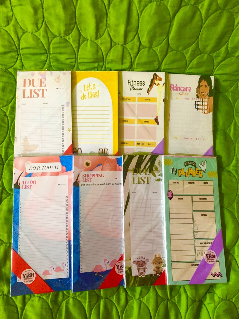 notepads for shopping list, to do list, even for your care, Hobbies ...
