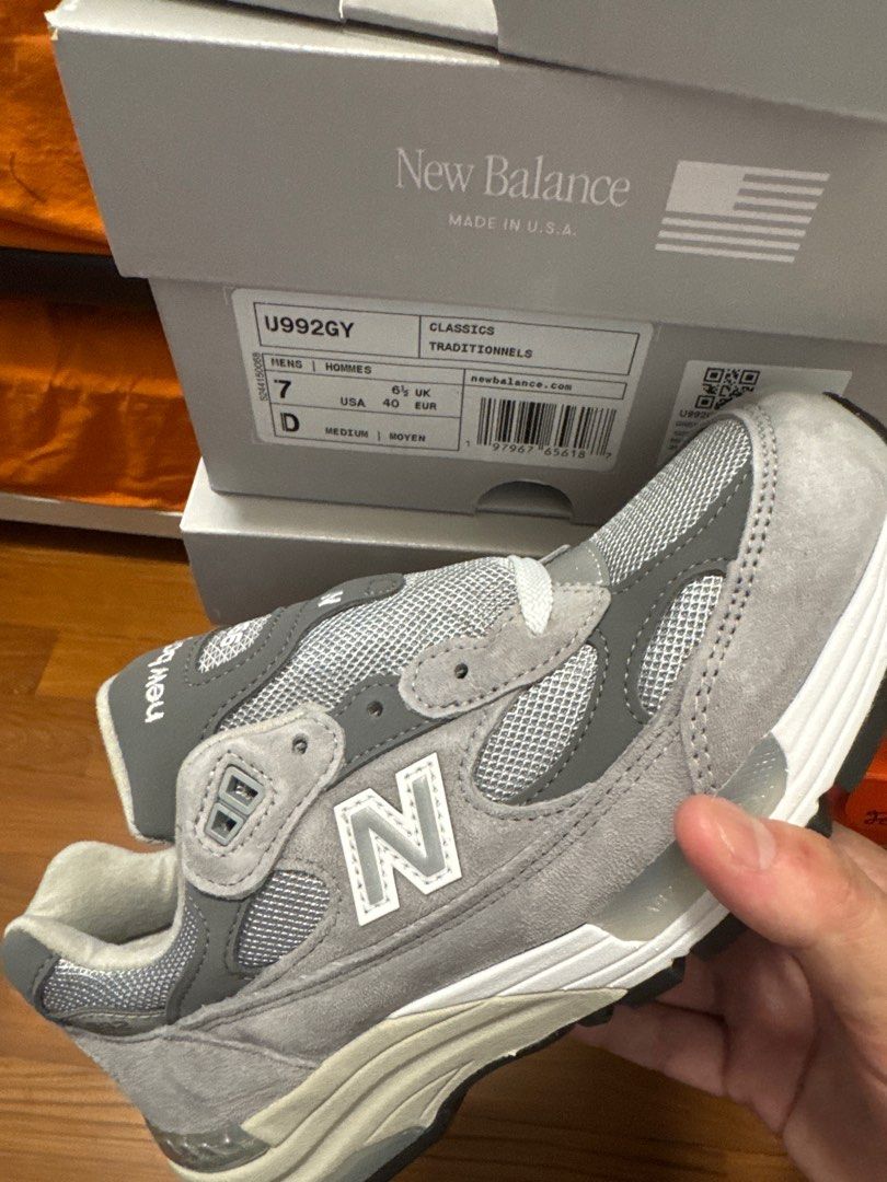 [on hand] New balance 992 GREY OG, 2205 model U992GY, Men's Fashion ...