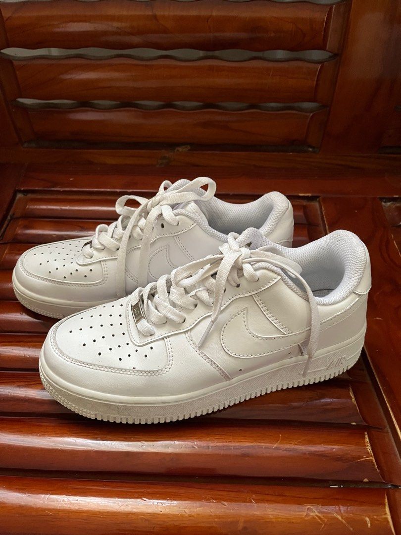 Original ‼️ Af1 nike air force 1 all white, Men's Fashion, Footwear ...