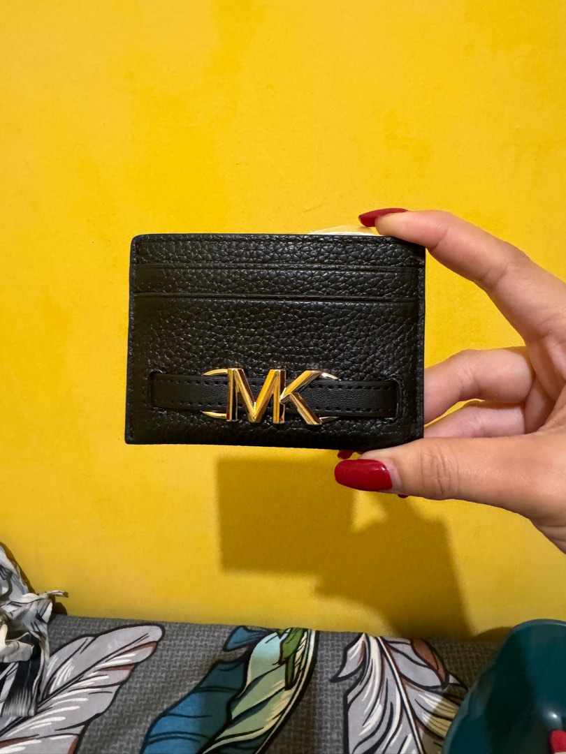 Original MK Reed large pebbled leather card holder case wallet, Luxury ...
